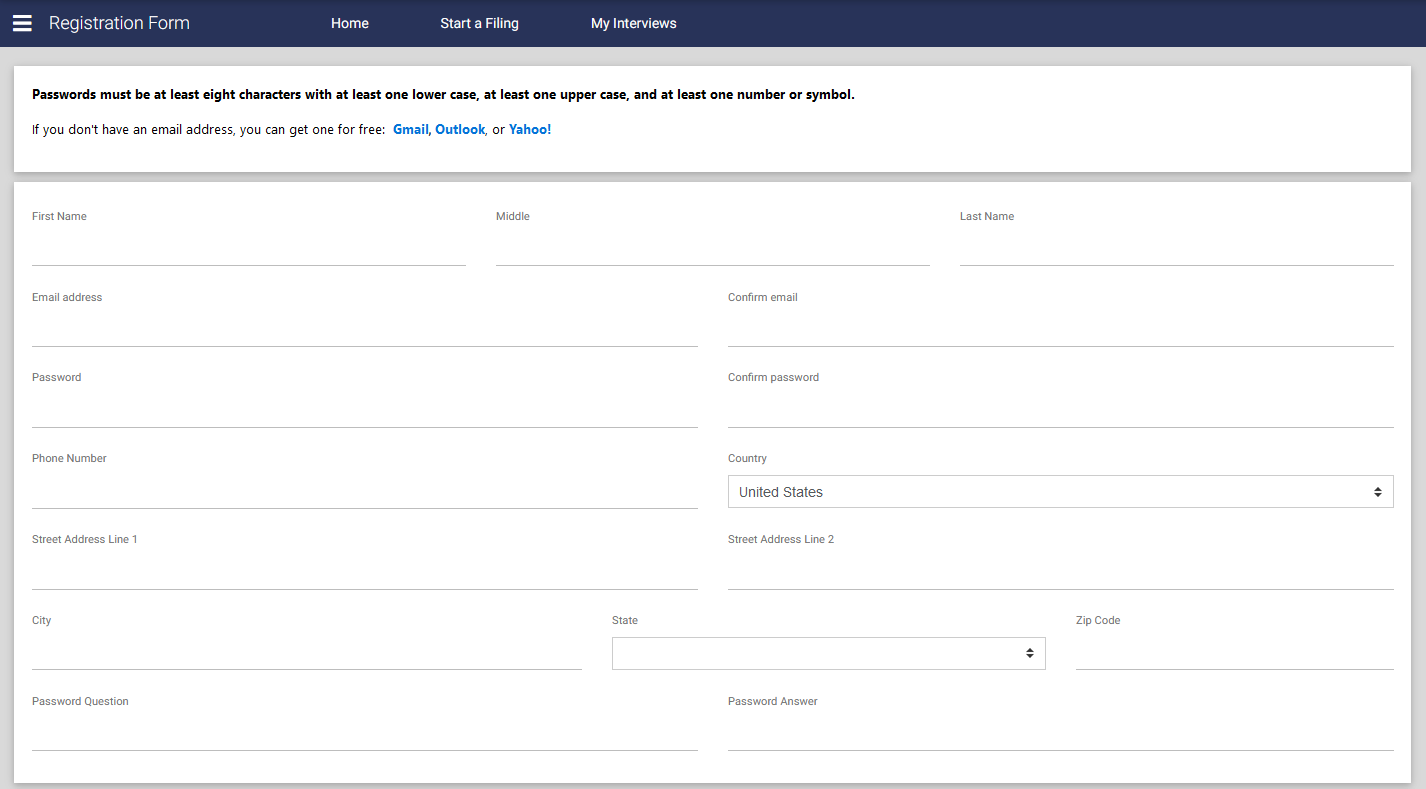 I Am Efiling as a Business/Entity. What Name Should I Enter When ...