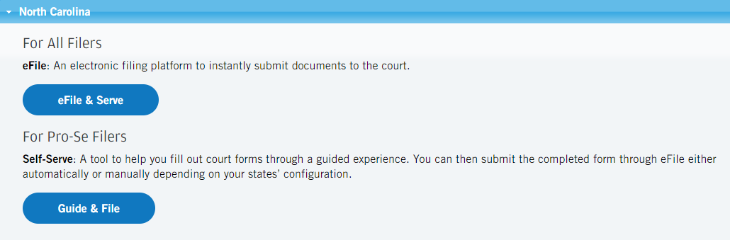 North Carolina: I am at the end of the interview and have reviewed all ...
